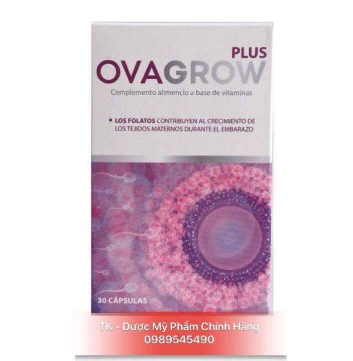 (CHÍNH HÃNG) Viên Uống OVA GROW / OVAGROW PLUS Giúp Bổ Trứng, Tăng Khả ...