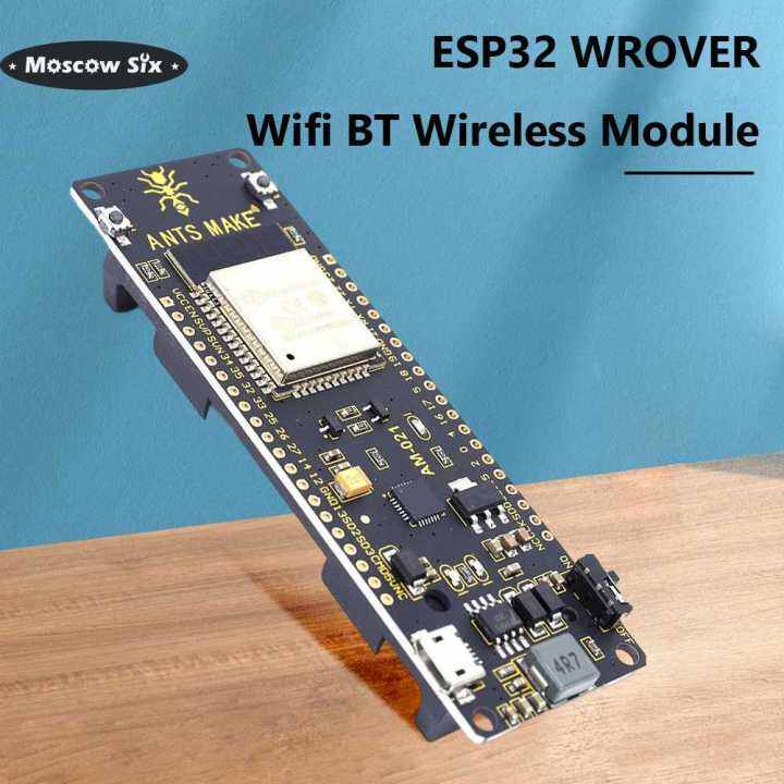 ESP32 WROVER ESP-WROOM-32 Module WiFi Bluetooth-compatible with 18650 Battery Box DC 3.6V-5V ...