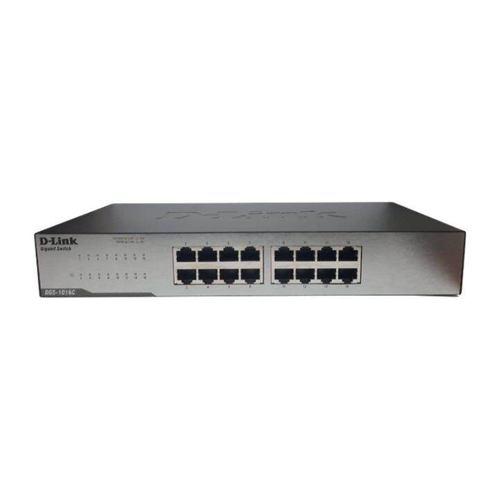 SWITCH HUB D-LINK 16 PORT BESI 10/100/1000 DGS-1016C GIGABIT [REALPICT ...