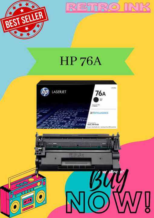 HP 76A Black Original LaserJet Toner Cartridge (~3,000 pages) CF276A ...