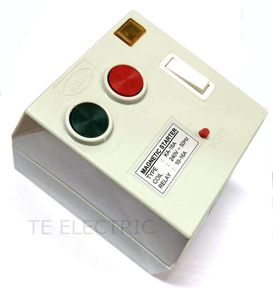 KAWA KAD 16A 2HP 240V DOL STARTER CONTACTOR COMPLETE WITH NEON ...