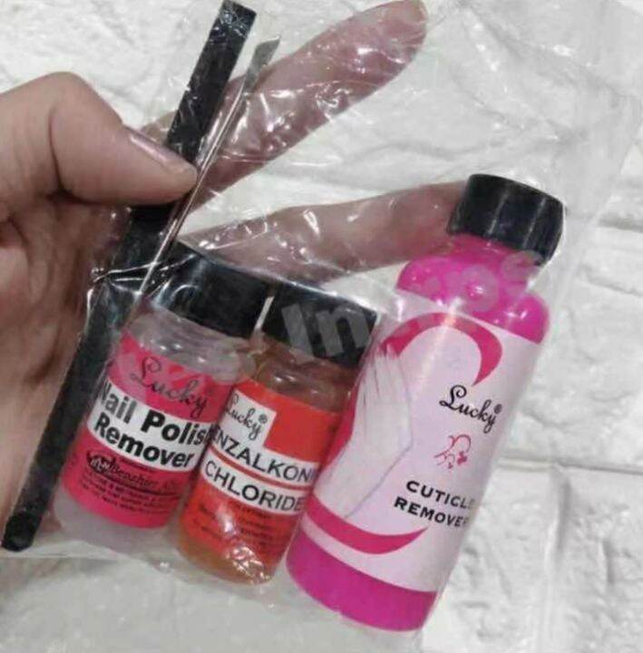 Nail Manicure Set Acetone Merthiolate Cuticle Remover 1 Set Pack ...