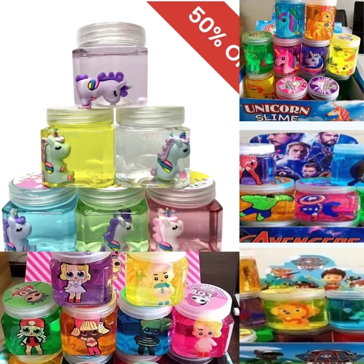 Slime bottle per pack ,assorted design color | Lazada PH
