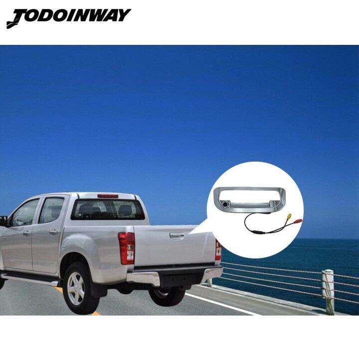 Rear View Backup Camera With Tailgate Cover sticker For ISUZU D-MAX ...