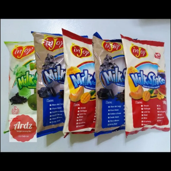 Chasida Injoy Milkshake: Ube Taro Avocado Lecheflan Mango Buko Buko ...