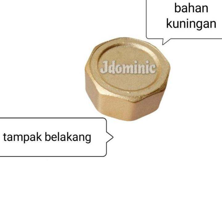 Tutup Drat Dalam 3/4 Inchi Inc In Dim Kuningan Brass Penutup End Stop ...