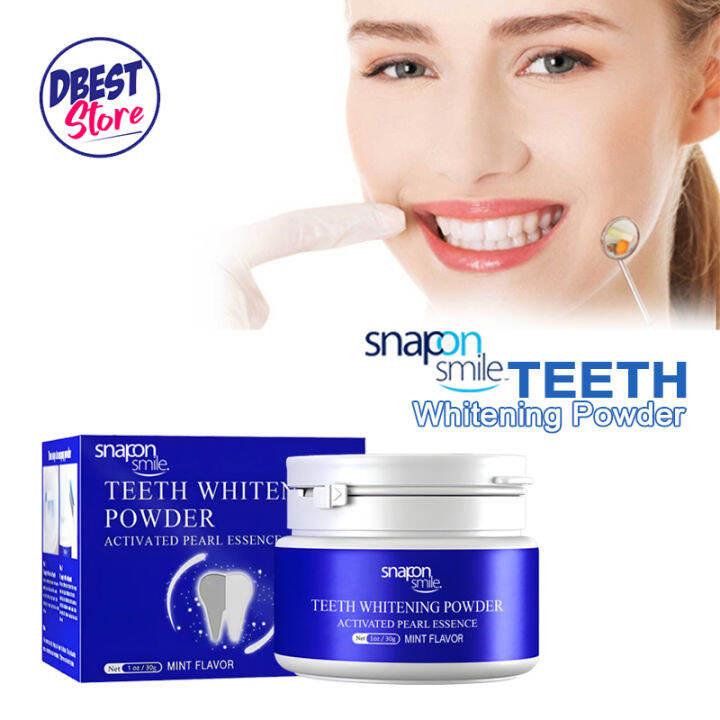 BEST SELLER - Snap ON Snapon Teeth Whitening Powder Pasta Gigi Odol ...