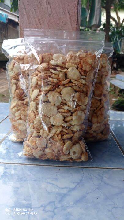 Snack emping melinjo original asin // emping mini atau keceprek khas ...