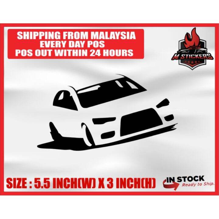 EVOLUTION X LANCER INSPIRA CAR STICKER EVO X | Lazada