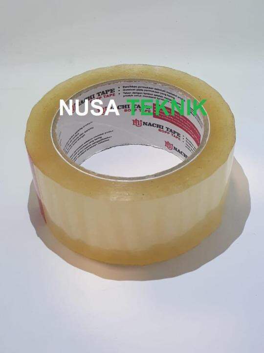 NACHI TAPE LAKBAN PLASTIK BENING (BOPP TAPE) | Lazada Indonesia