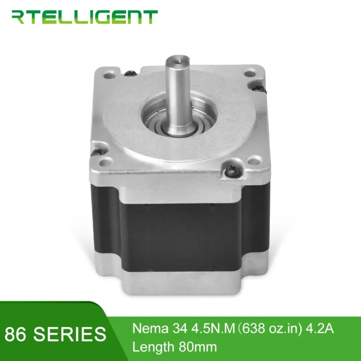 4.5N.M 4.2A Nema 34 Stepper Motor 86A4 Dc Motor 0.9/1.8 degree 4Lead 86 ...