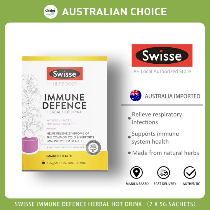 Swisse Immune Defence Herbal Hot Drink 7 x 5g Sachets | Lazada PH