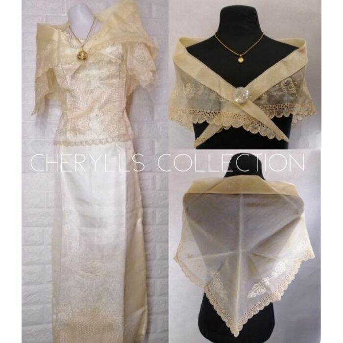 Hot sell!Formal dress Filipiniana (pang ninang, mother) | Lazada PH