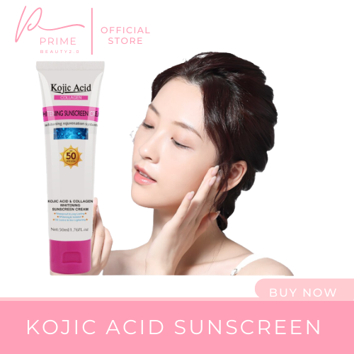 Kojic Acid Collagen Whitening UV Sunscreen Cream Concealer Isolation ...