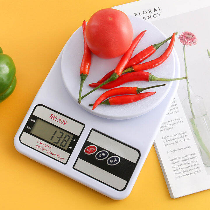 Sf-400 Electronic Digital Glass Kitchen Weighing Scale | Lazada PH