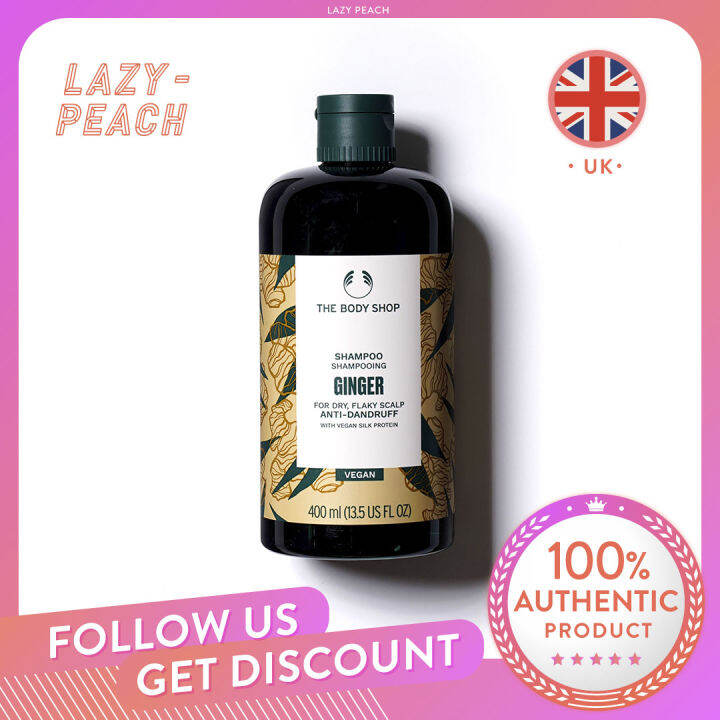 [NEW] The Body Shop Ginger Anti-dandruff Shampoo 400ml | Lazada