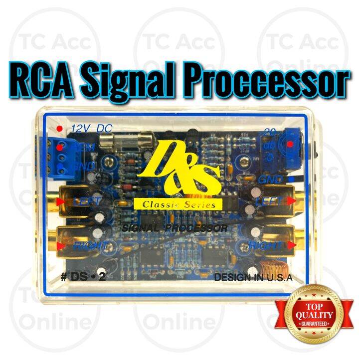 RCA to RCA Signal Proccesor Car Stereo Audio RCA Line-Out Speaker Level ...