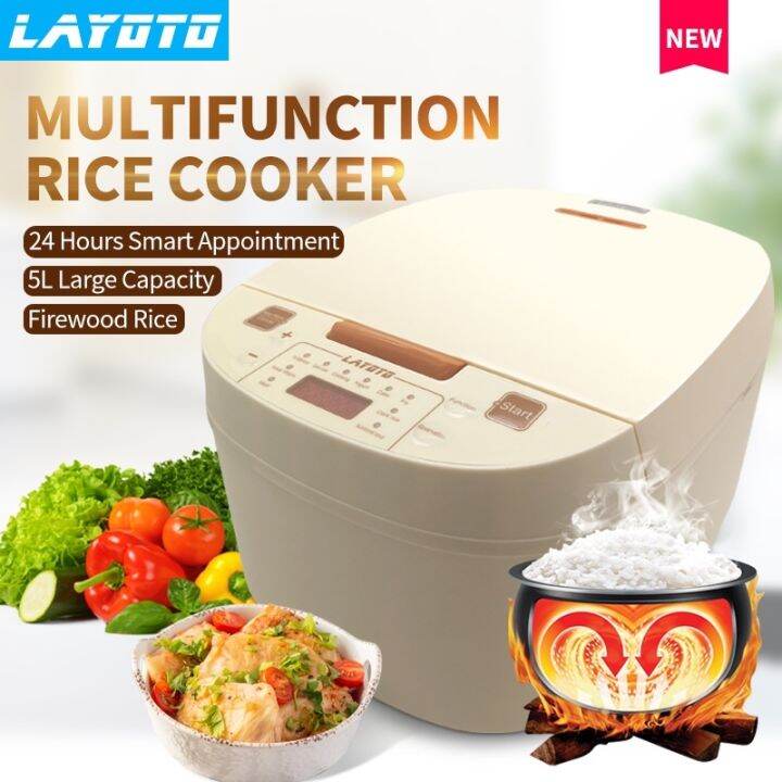 5L Rice Cooker Multifunctional Preservation and Cooking Are ...
