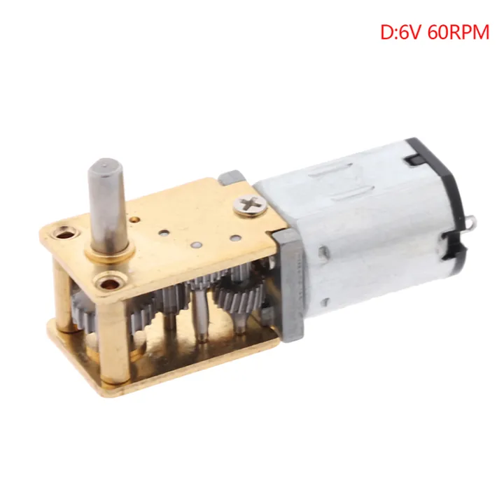 Sissi Horizontal Type DC 3V 6V Micro Gear Motor 15/30/60RPM Low Speed ...