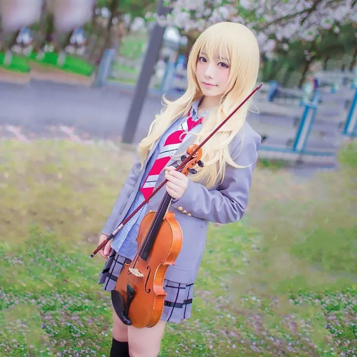Moe Meow Anime] April is your lie Miyazono Kaoru cos uniform school ...