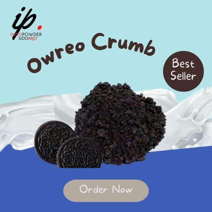 BUBUK OWEO CRUMB 1 KG / TOPING MINUMAN / TOPING KUE / BLACK OWEO ...