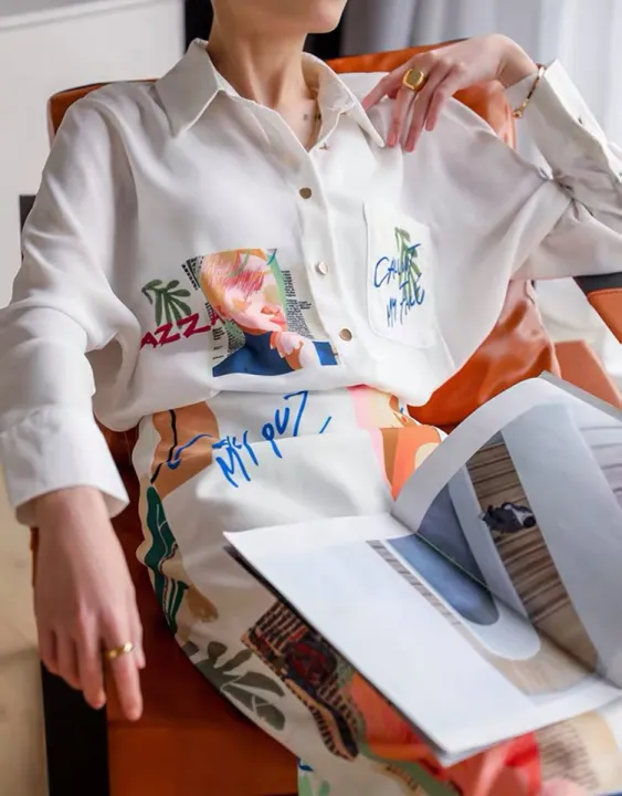 Jules24 - Miss Screen Shirt เสื้อเชิ้ตลายสกรีน ('พร้อมส่ง - Ready to ...