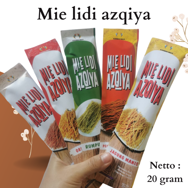 Azqiya mie lidi varian rasa isi 20 gram viral tiktok | Lazada Indonesia
