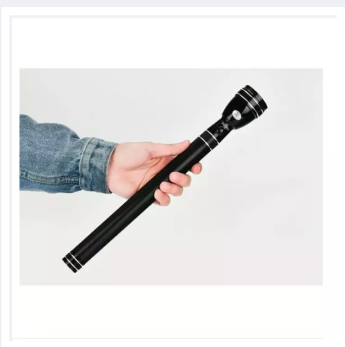 JAPAN TORCH LIGHT LONG Range DC-100 LED Rechargeable 2SC Aluminum Flash ...