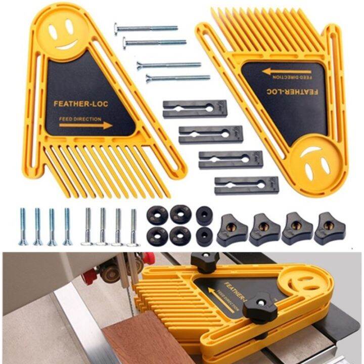 2 Pack True Flex Featherboard Double Feather Loc Board Adjustable ...