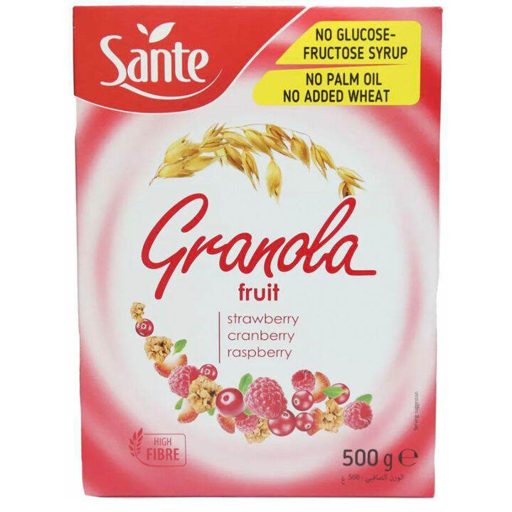 Sante Granola Fruit Cereal 500g | Lazada PH