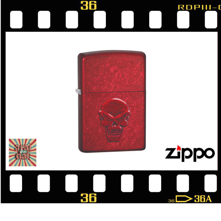 Zippo Candy Apple Red Doom, 100% ZIPPO Original from USA, new and unfired. Year 2022 | Lazada.co.th