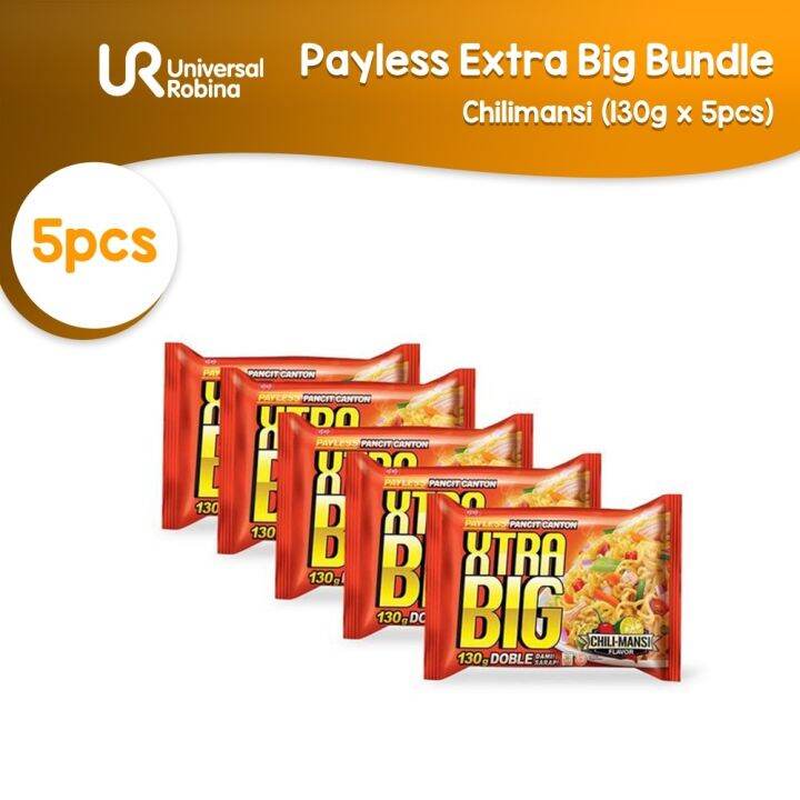 Payless Xtra Big Pancit Canton Chilimansi (130g) - Pack of 5 | Lazada PH