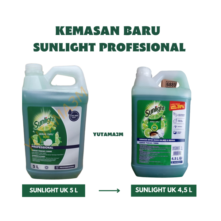 SUNLIGHT CAIR GALON 4,5 LITER | Lazada Indonesia