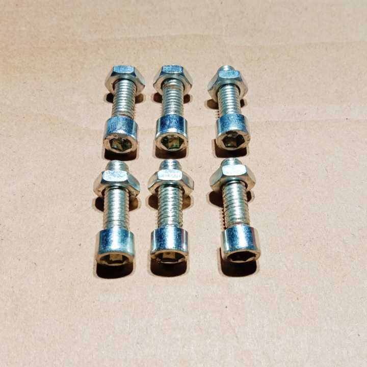 Baut Monel L drat 10 baut plat motor plus mur baut tameng knalpot harga ...