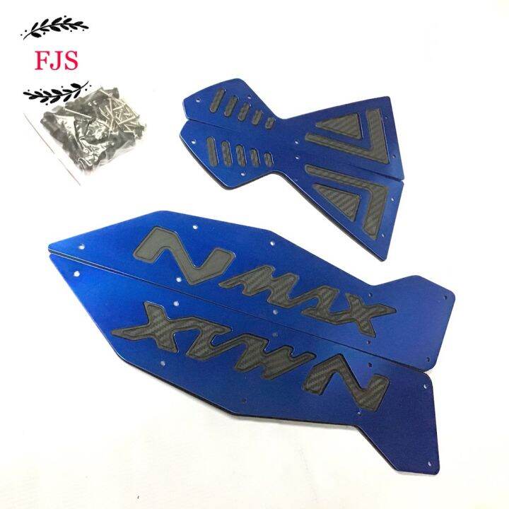 FJS Motorcycle Yamaha Nmax v1 footboard Alloy Matting | Lazada PH