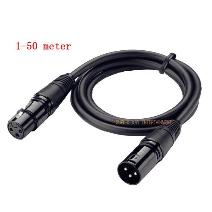 3-Pin Connector สัญญาณ DMX Cable (1M-50M) DMX512 Stage Lighting สาย ...