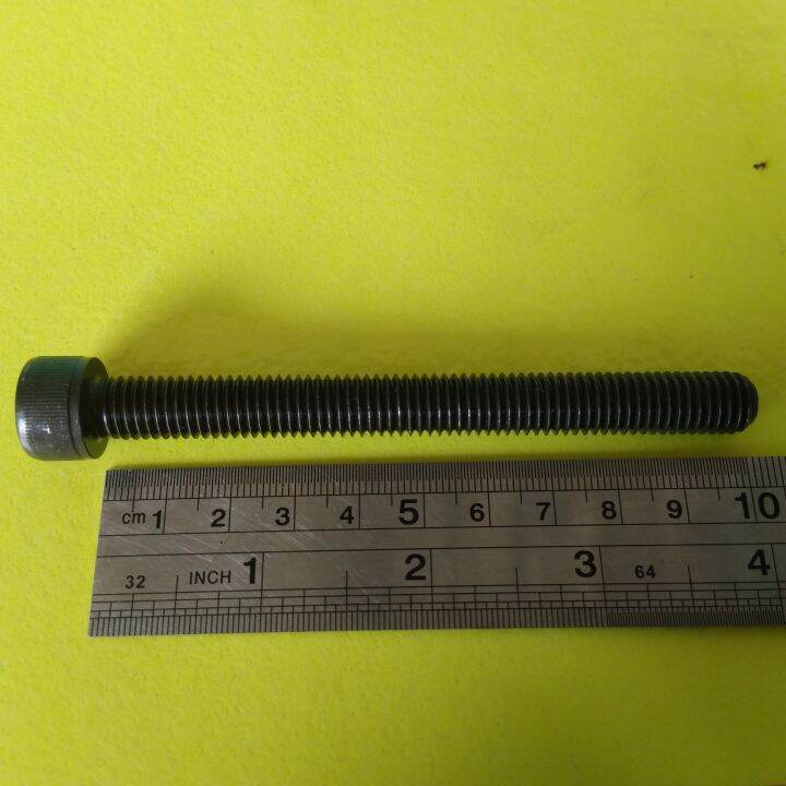 BAUT L BAJA M10 X 100 PANJANG 10CM / BAUT M10 / BAUT 17 KUNCI L8 / L 8 FULL DRAT / BAUT L M10 X ...