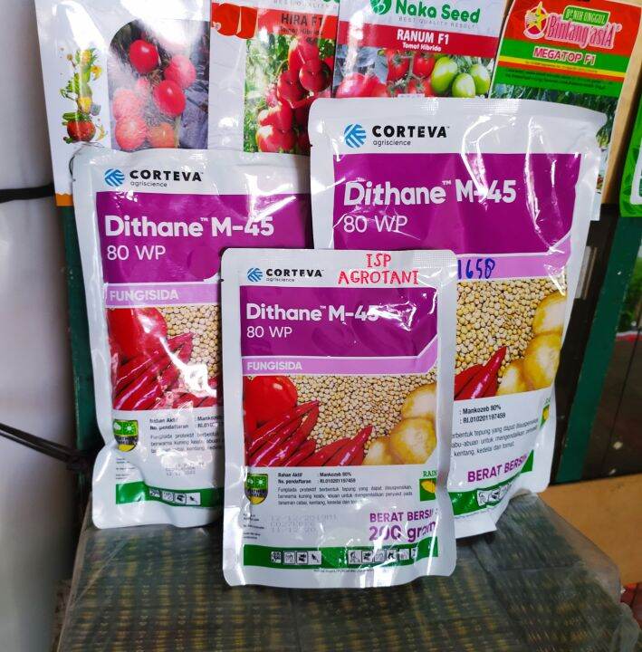 Fungisida DITHANE M-45 80WP kemasan 200gram 500gram dan 1kg | Lazada ...