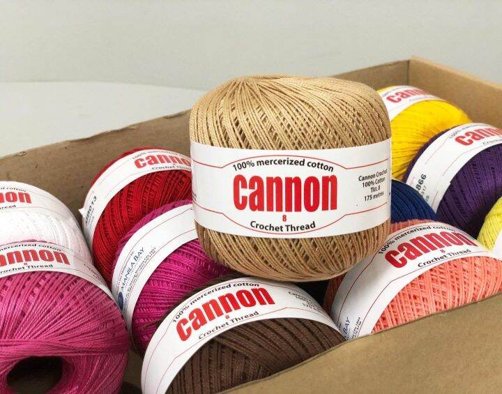 Cannon Crochet Thread Colors (Box of 12 balls) | Lazada PH