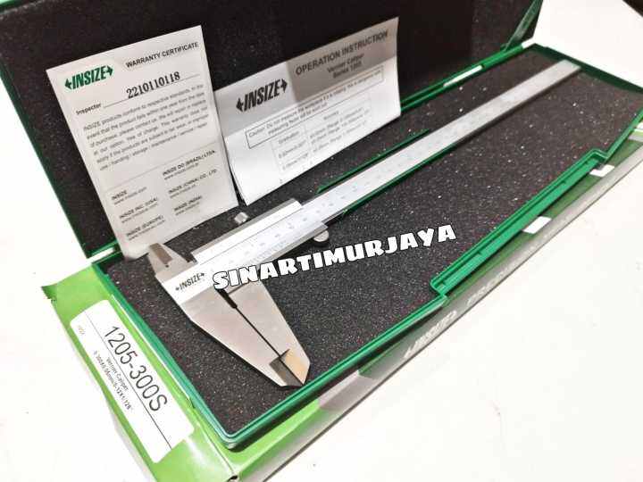 Insize 1205-300S Caliper / Jangka Sorong / Sigmat Manual 12" (300mm) | Lazada Indonesia