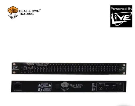 Live EQ-131 Single 1/3 Octave Band Equalizer | Lazada PH