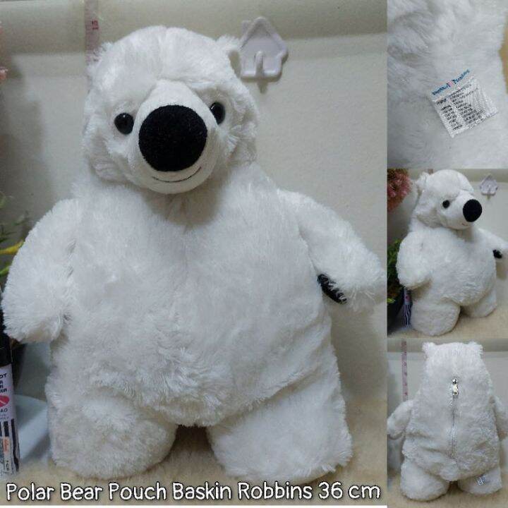 ☀©Polar Bear Baskin Robbins Animal [33 cm] Stuffed Toy / Stuff Toy ...