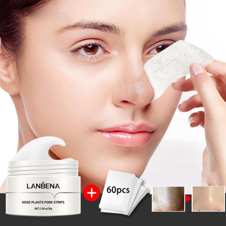Lanbena Nose Plants Pore Strips Nose Mask Nose Strip For Blackheads