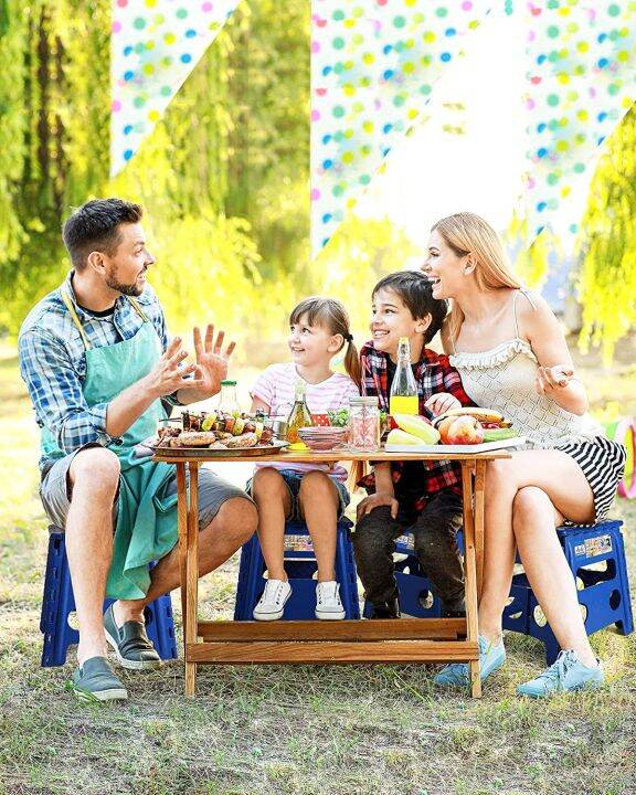 Acko Folding Step Stool -13 inch Height Premium Heavy Duty Foldable ...