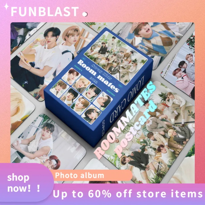 55pcs/box Stray Kids Photocards 2022 season's greetings Album LOMO Card Postcard (READY STOCK ...