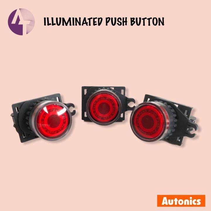 AUTONICS S2PR Series Illuminated Push Button ,∅22mm | Lazada