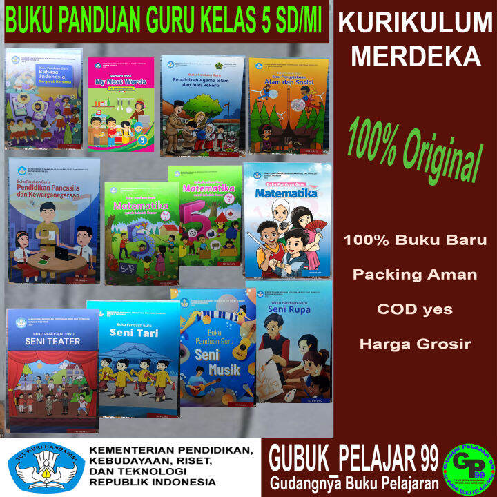 Buku Panduan Guru Kelas 5 SD/MI KURIKULUM MERDEKA K21 KEMENDIKBUDRISTEK | Lazada Indonesia