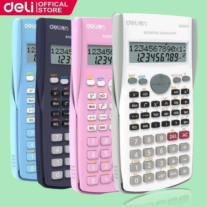 Deli D82MS Scientific Calculator Big and Clear Display School ...
