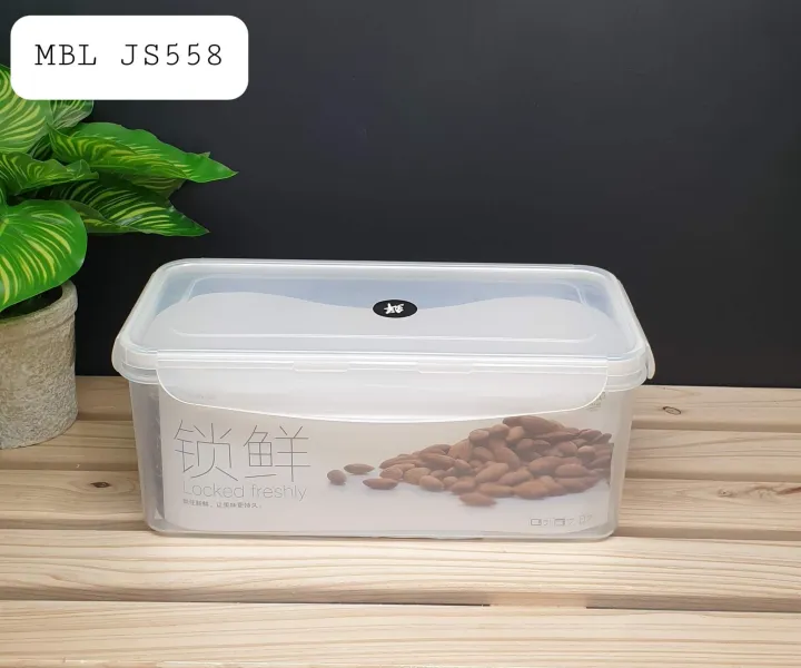 Plastic Rectangular Deep Food Storage (MBL JS558) | Lazada PH