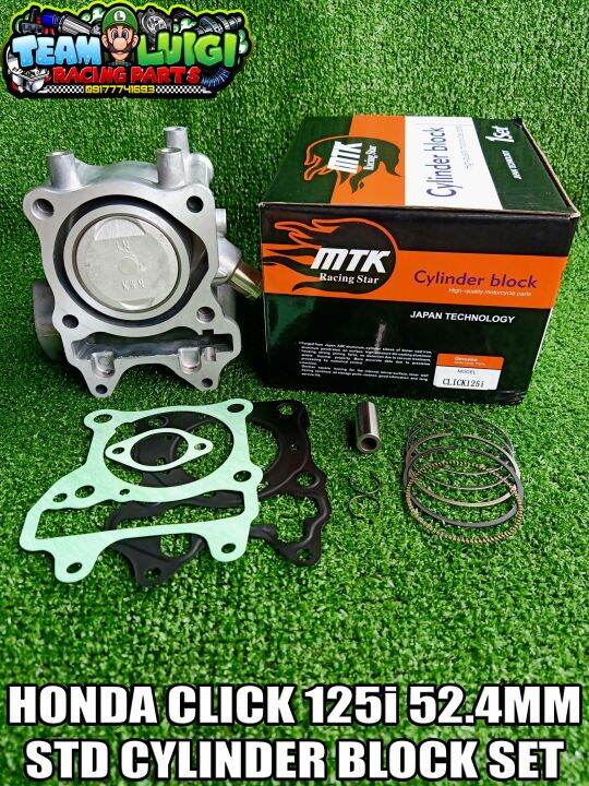 MTK CYLINDER BLOCK SET FOR HONDA CLICK 125i 52.4MM STANDARD | Lazada PH